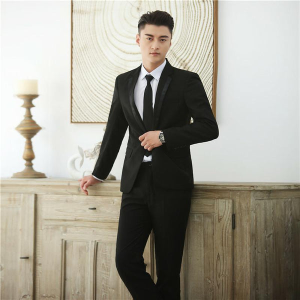 Suit Student Graduation Class Suit Men's Western Dress Suit – The ...